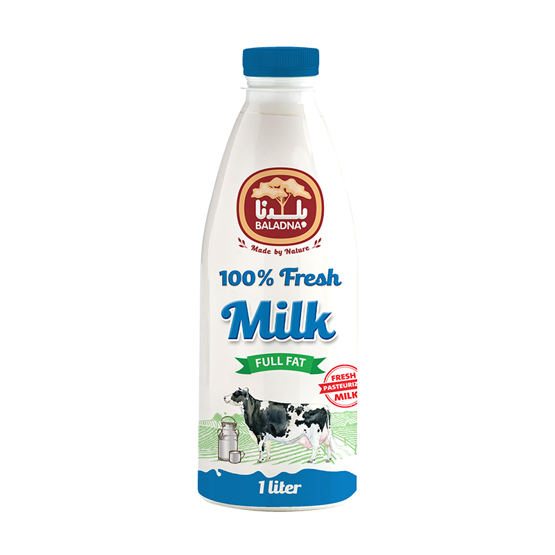 BALADNA FRESH MILK FULL FAT 1 LTR