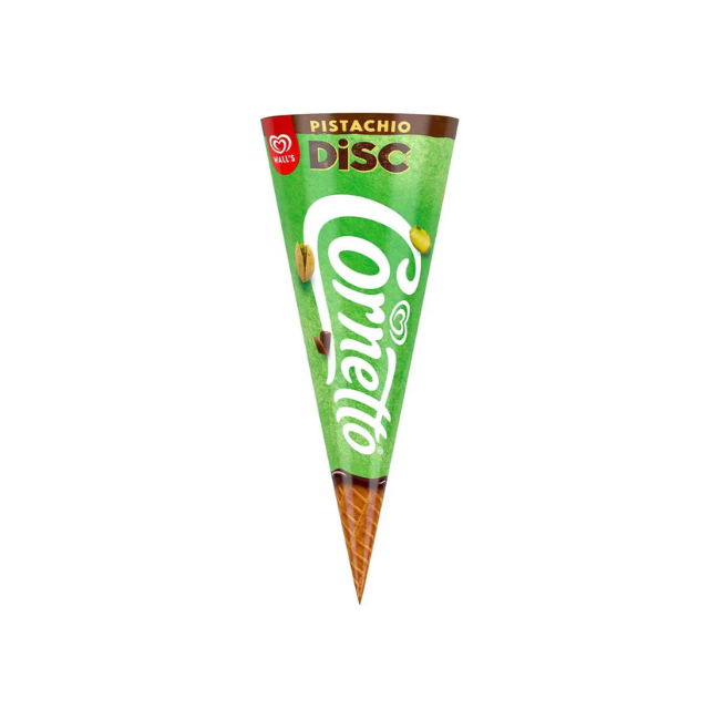 CORNETTO DISC 130 ML PISTACHIO