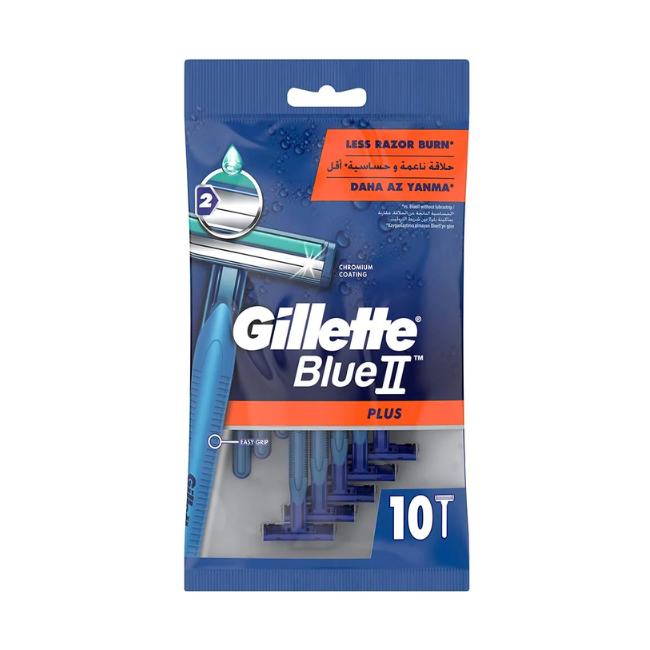 GILLETTE BLUE II BAG 10 PLUS BAG