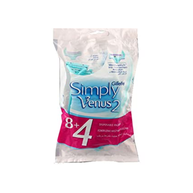 GILLETTE SIMPLY VENUS 12 PCS