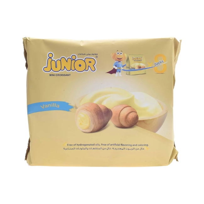JUNIOR MINI CROISSANT VANILLA CREAM 32 GM