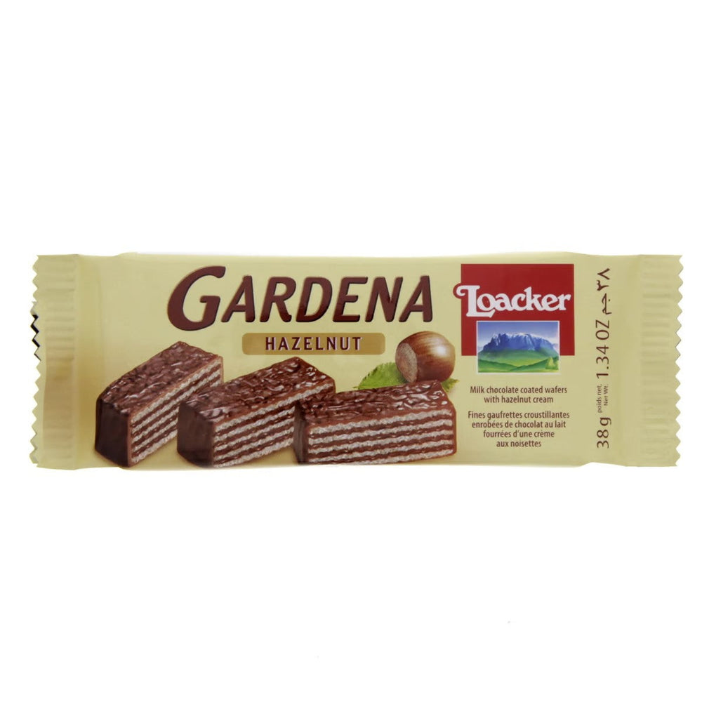 Loacker Gardena Hazelnut Chocolate Wafer, 38g