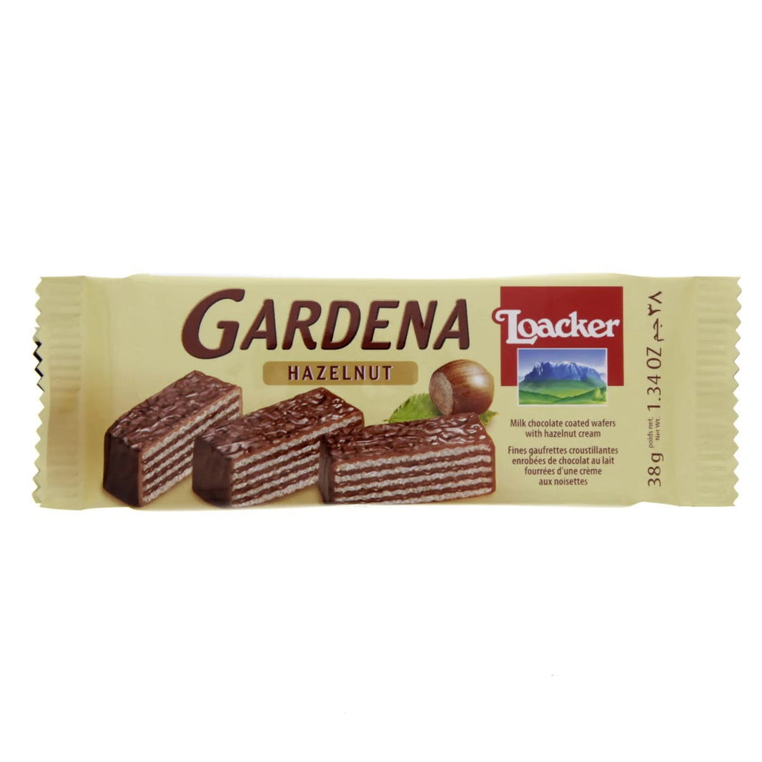 Loacker Gardena Hazelnut Chocolate Wafer, 38g