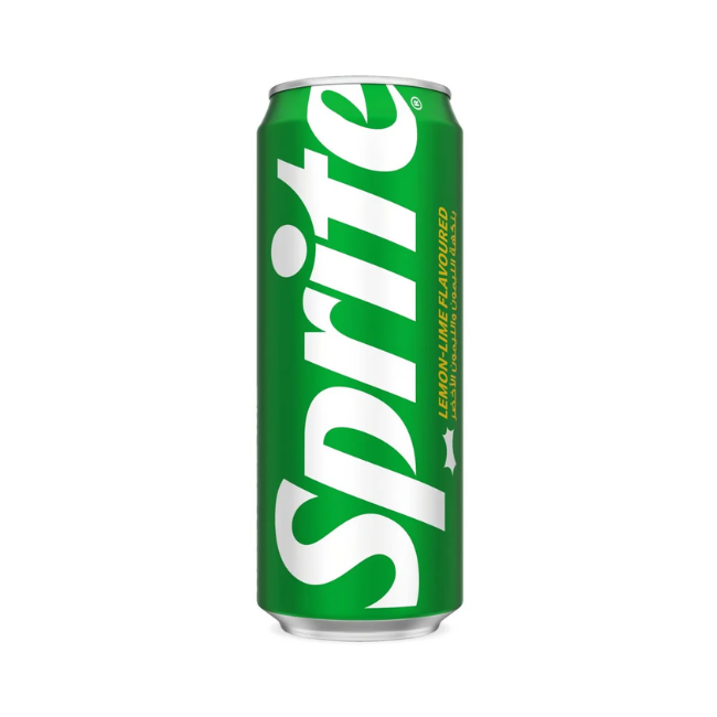 Sprite Regular Lemon Lime Flavored Carbonated Soft Drink Can, 330ml